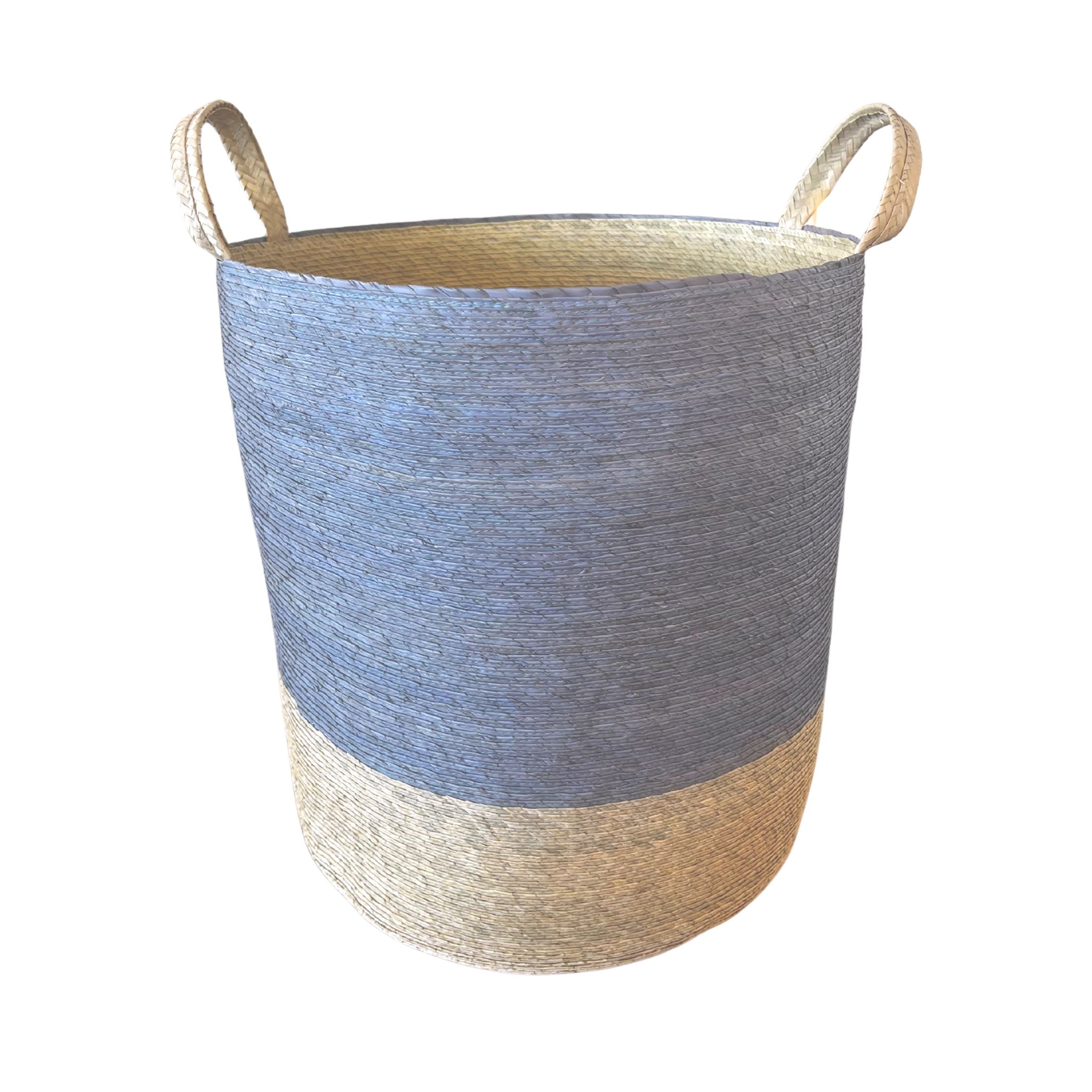 Tall Tambo Basket - Sky Blue Top – Hamma Galleries